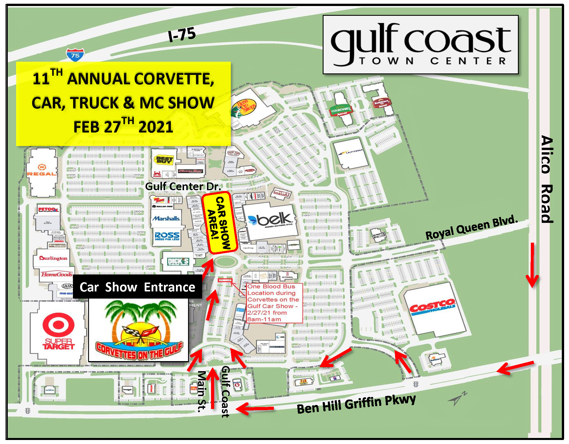 OUR CAR SHOWS | Corvettes on the Gulf - Southwest Florida Corvette Club