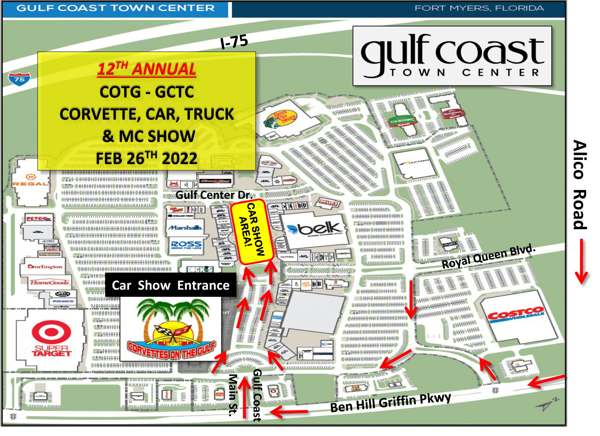 OUR CAR SHOWS | Corvettes on the Gulf - Southwest Florida Corvette Club